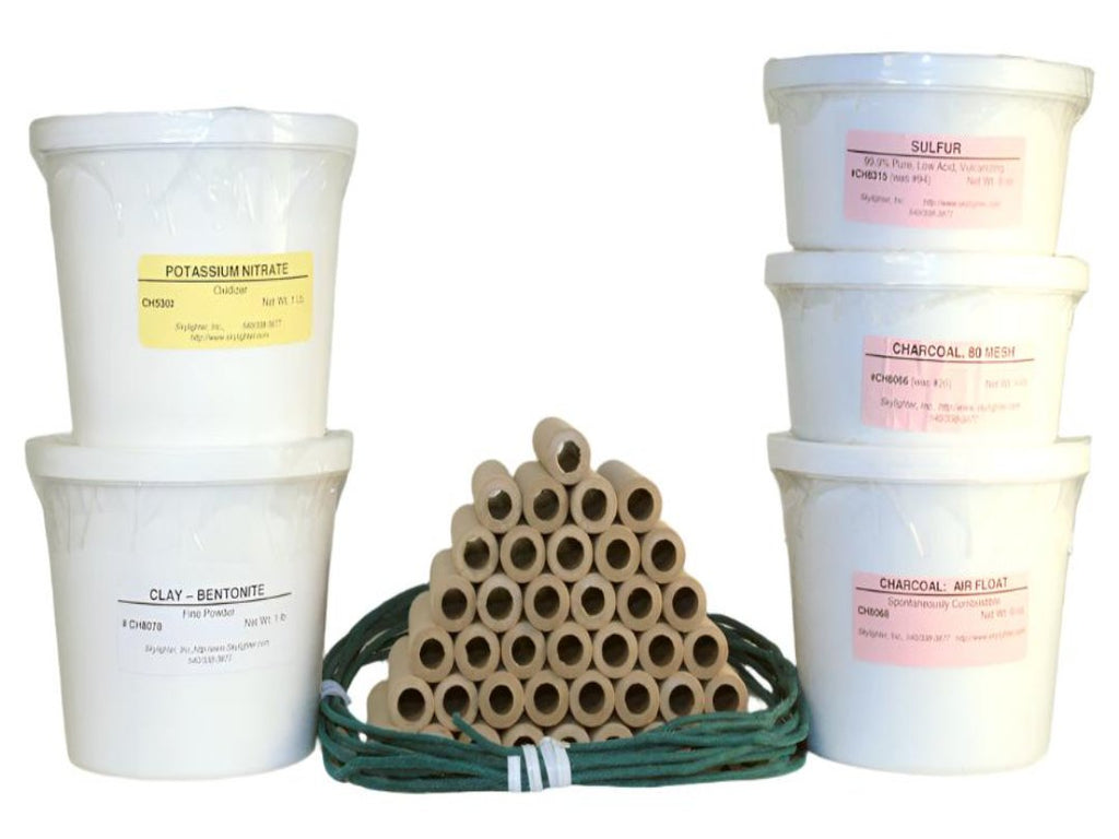 Make 40 Rockets - 2-oz. Black Powder Rocket Refill Kit — Skylighter, Inc.